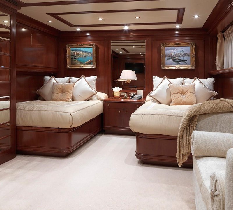 Twin Cabin Image Gallery – Luxury Yacht Browser | by CHARTERWORLD ...